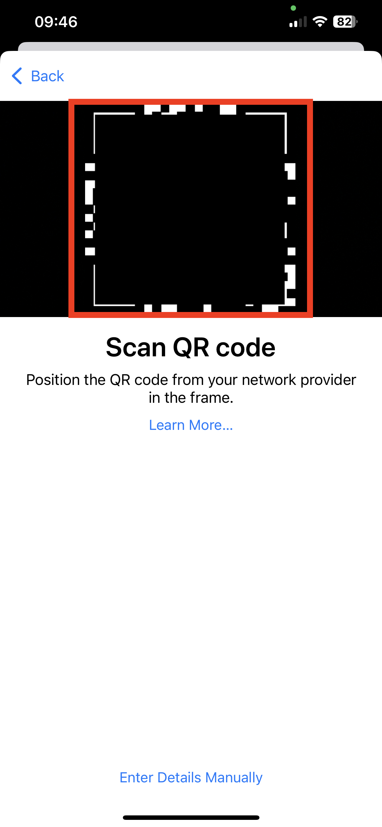 How to install an eSIM using a QR Code on Apple (iOS) Devices – du eSIM